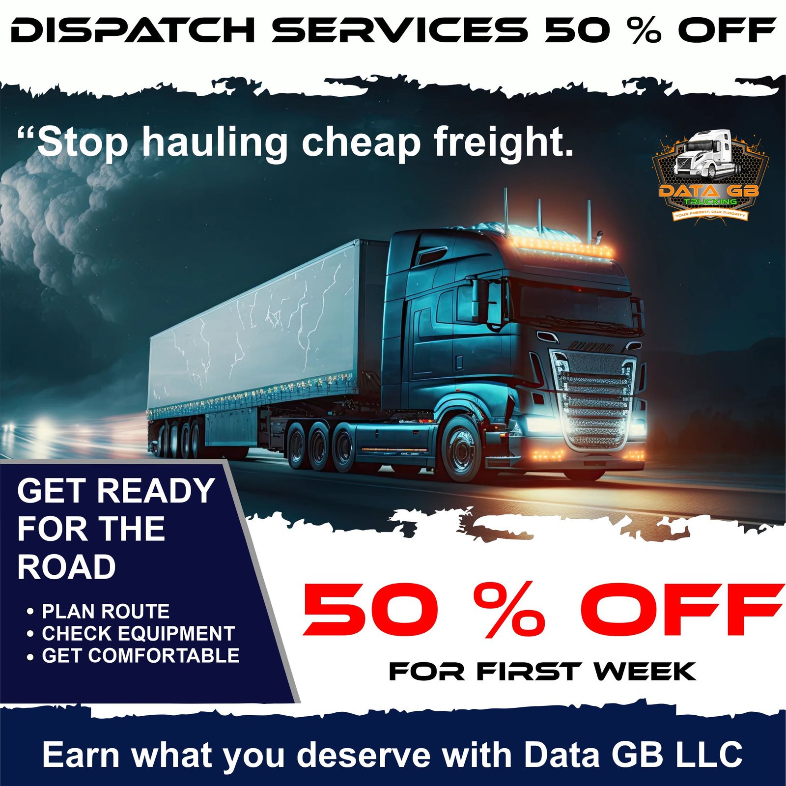 Maximize Your Earnings with Premier Dispatch Services - DATA GB Trucking